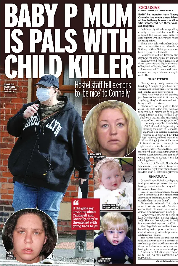 BABY P MUM IS PALS WITH CHILD KILLER - PressReader