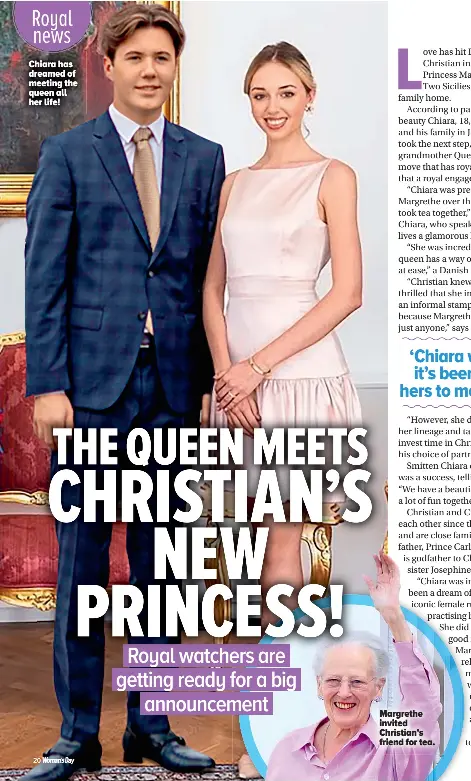 THE QUEEN MEETS CHRISTIAN’S NEW PRINCESS! - PressReader