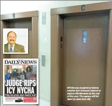 NYCHA hit on elevators, but feds also see gains - PressReader