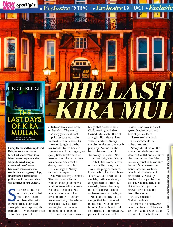 THE LAST DAYS OF KIRA MULLAN - PressReader