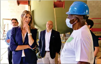 Trahan tours Littleton project - PressReader