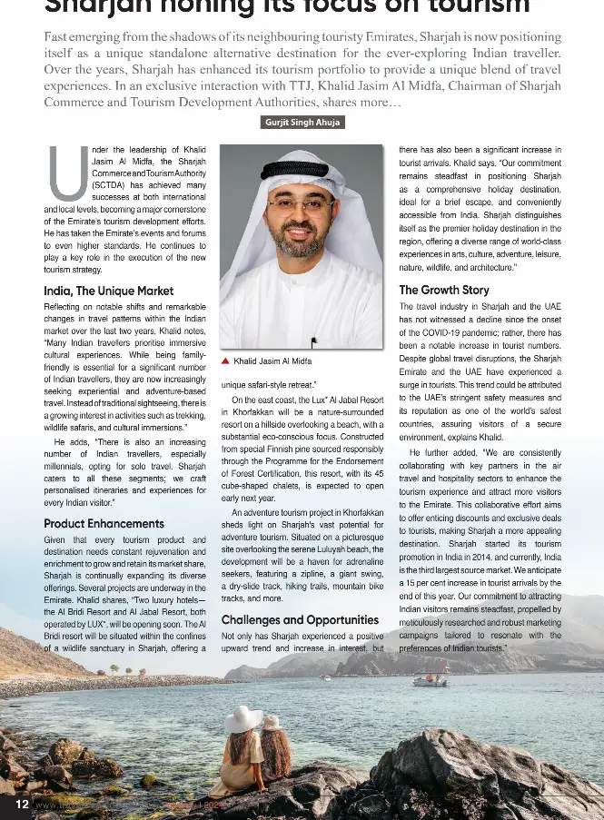 Sharjah honing its focus on tourism - PressReader