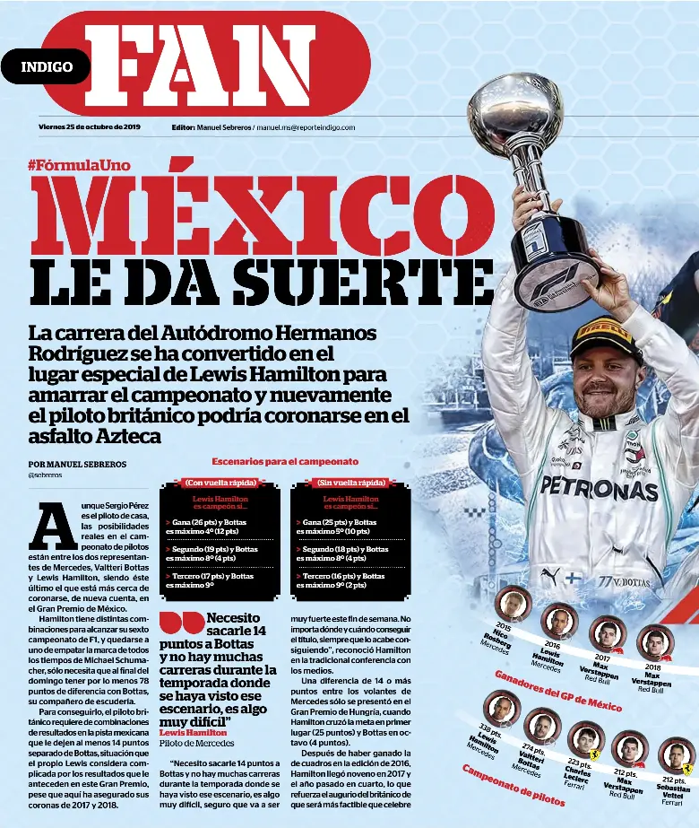 México le da suerte - PressReader