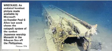 US explorer beams lost battleship wreck - PressReader