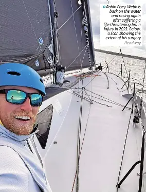 Robin returns to offshore racing with a message for brain injury ...