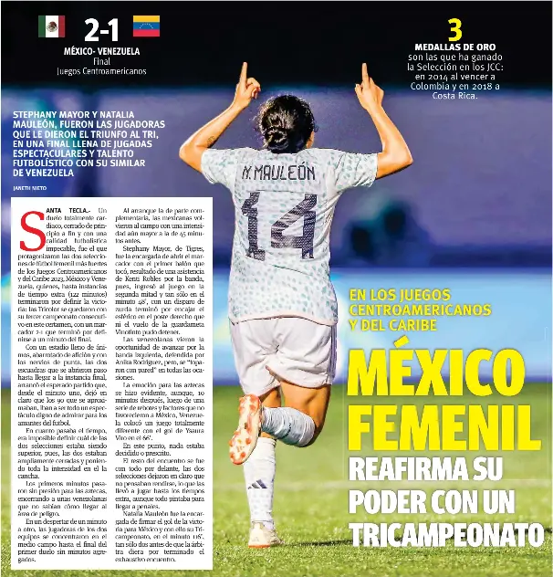 MÉXICO FEMENIL REAFIRMA SU PODER CON UN TRICAMPEON­ATO - PressReader
