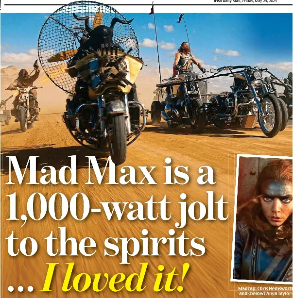 Mad Max is a 1,000-watt jolt to the spirits ... I loved it! - PressReader
