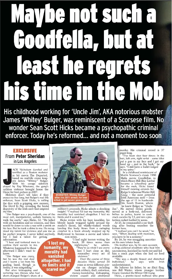 Maybe not such a Goodfella, but at least he regrets his time in the Mob - PressReader