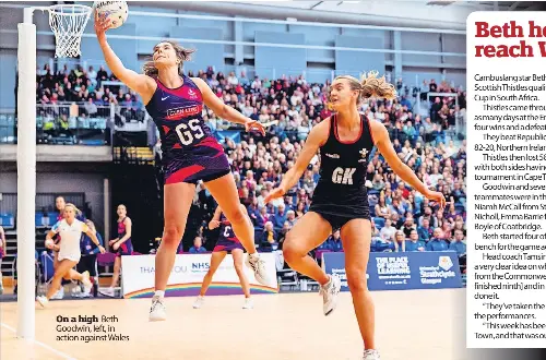 Beth helps Scots reach World Cup - PressReader