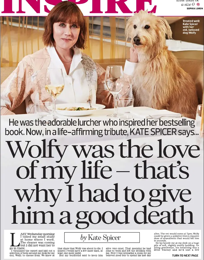Wolfy was the love of my life – that’s why I had to give him a good ...
