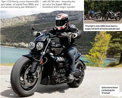 Triumph top 134k sales - PressReader