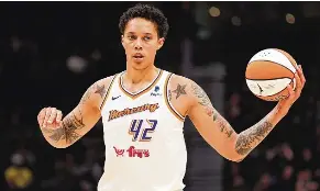 Griner hits out at WNBA over her travel travails - PressReader