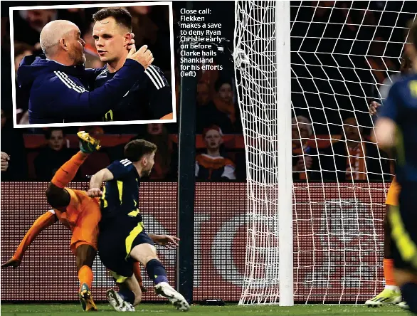 Wasteful Scots are handed a lesson in finishing by Dutch - PressReader