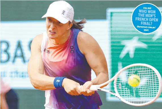 SWIATEK SEALS SPOT AMONG GAME’S ELITE - PressReader