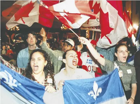 Most Quebecers want right to stay Canadian if province splits: poll ...
