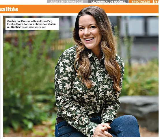 La nouvelle vie de la chanteuse Emilie-claire Barlow à Québec - PressReader