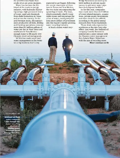 Permian Basin’s latest hot commodity: H2O - PressReader