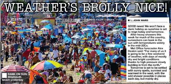 WEATHER’S BROLLY NICE! - PressReader