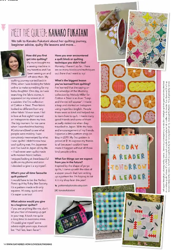 MEET THE QUILTER: KANAKO FUKATANI - PressReader