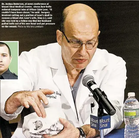 He pulled the knife out of his head - PressReader