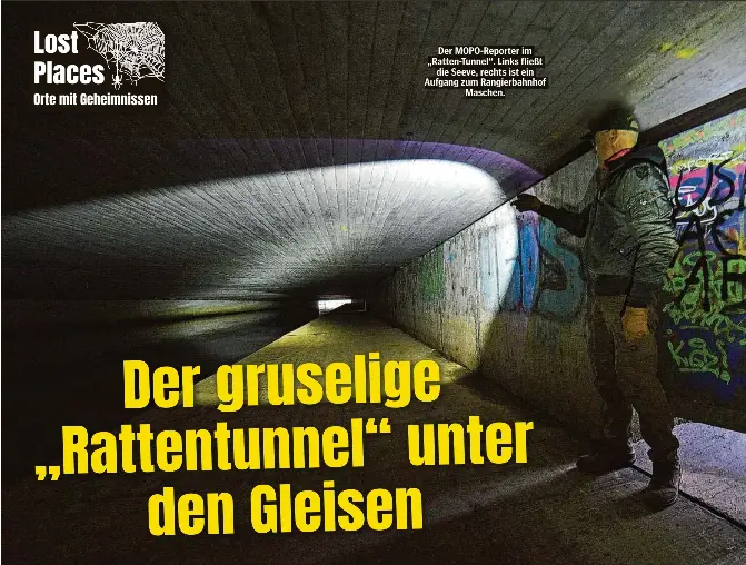 Der gruselige „Rattentunn­el“unter den Gleisen - PressReader