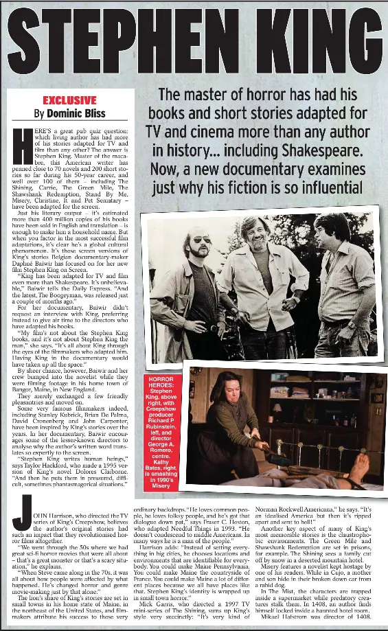 STEPHEN KING ON-SCREAM! - PressReader