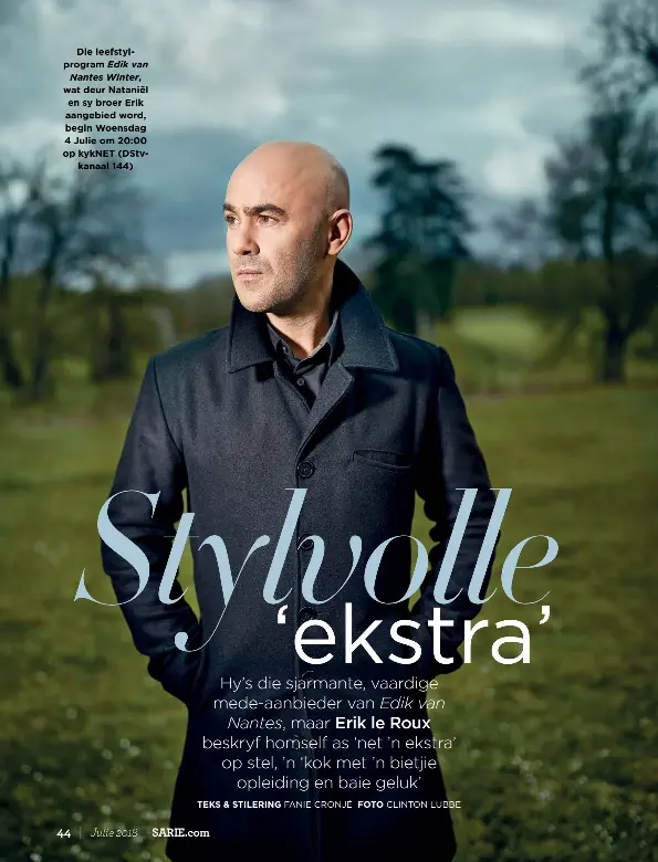 Erik le Roux: Stylvolle ‘ekstra’ - PressReader