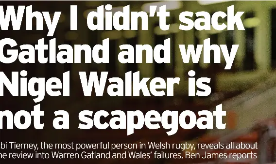 Why I didn’t sack Gatland and why Nigel Walker is not a scapegoat ...