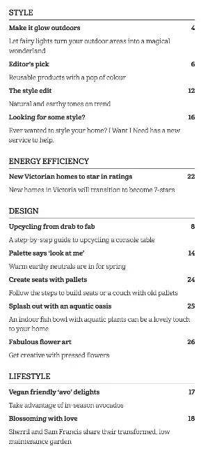 FROM THE editor COMFORTABL­E, HOMELY AND EFFICIENT - PressReader