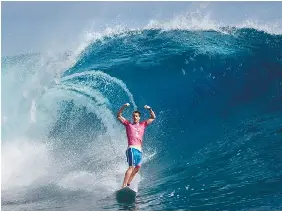 Kauli Vaast, Caroline Marks take Olympic surfing golds - PressReader