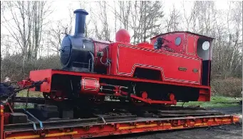 Bagnall Sinembe arrives at Teifi line - PressReader