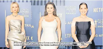 Actors bring the flair to SAG Awards red carpet - PressReader