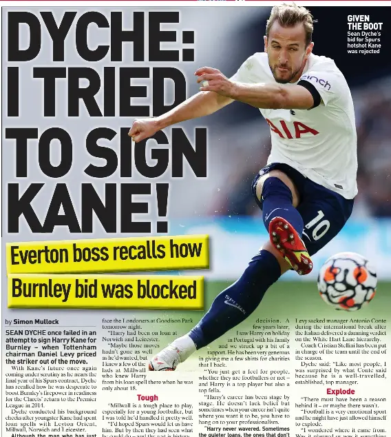 DYCHE: I TRIED TO SIGN KANE! - PressReader