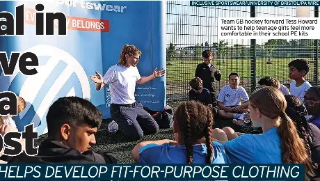 Star appeal in drive to give teen girls a PE kit boost - PressReader