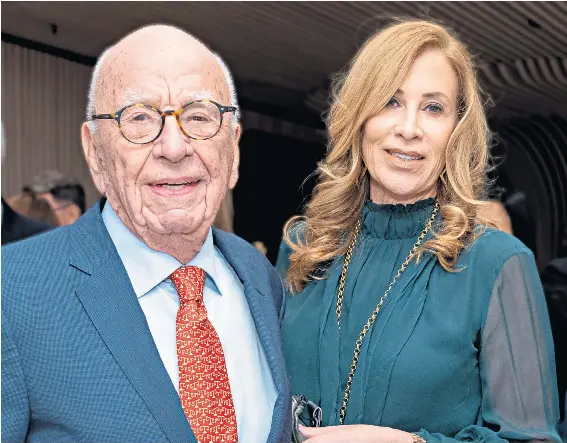 Murdoch calls off wedding to wife No 5 - PressReader