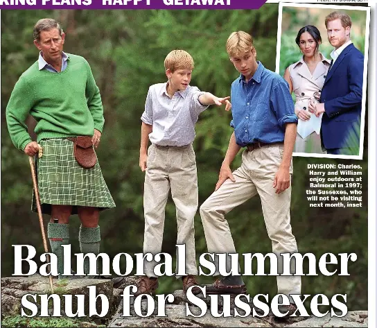 Balmoral summer snub for Sussexes - PressReader