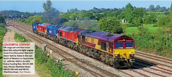 Latest GB Railfreigh­t Euro-Class 66 acquisitio­ns arrive - PressReader
