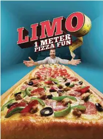 Pizza Hut launches ‘1 Meter Pizza Fun’ with all-new ‘LIMO’ - PressReader