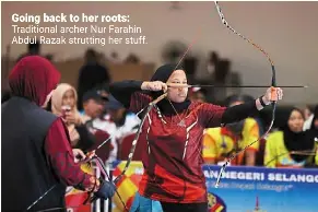 Farahin wants to go far in traditiona­l archery - PressReader