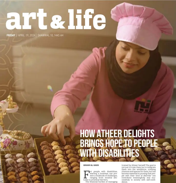 How Atheer Delights brings hope to people with disabiliti­es - PressReader