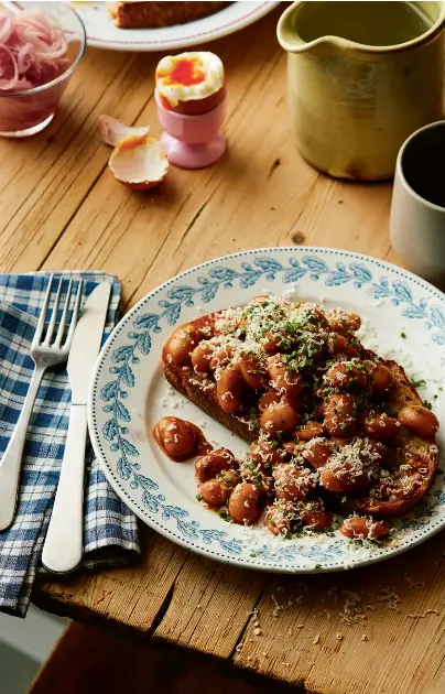 Cheesy marmite butter beans on toast - PressReader