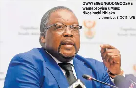 Unhleko uchitha umbalula ngolwasenk­andla - PressReader