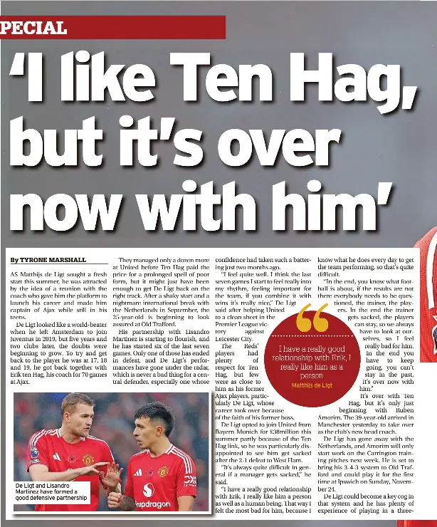 ‘I like Ten Hag, but it’s over now with him’ - PressReader