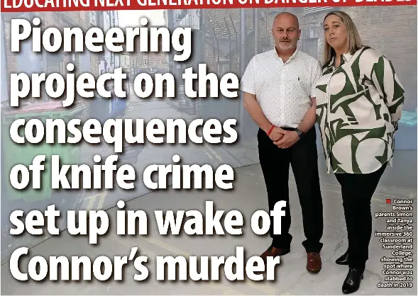 Pioneering project on the consequenc­es of knife crime set up in wake of Connor’s murder ...