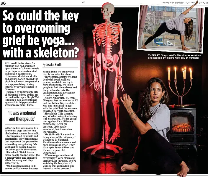 So could the key to overcoming grief be yoga... with a skeleton? - PressReader