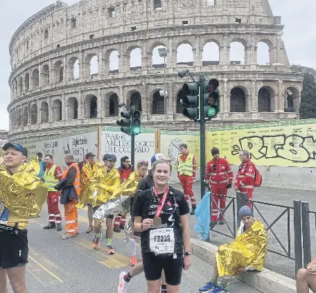 When in Rome… it’s a real marathon effort from Laura - PressReader