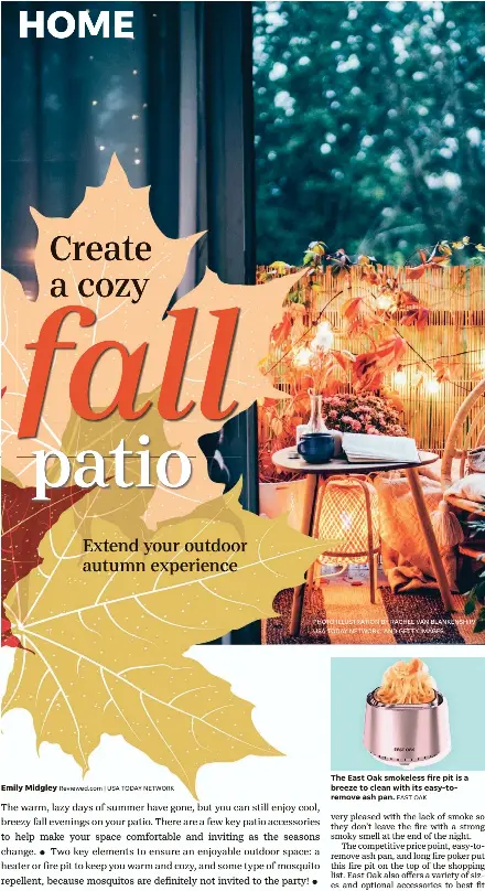 Create a cozy fall patio - PressReader