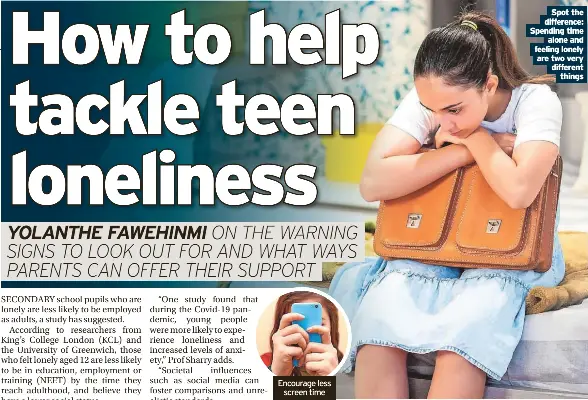 How to help tackle teen loneliness - PressReader