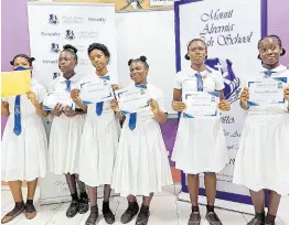 Mt Alvernia High’s class of 1989 assists six first formers of alma ...