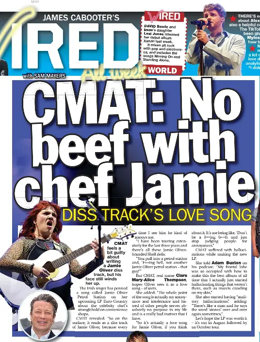 CMAT: No beef with chef Jamie - PressReader
